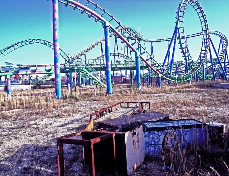 Espeluznantes fotos de parques de diversiones abandonados