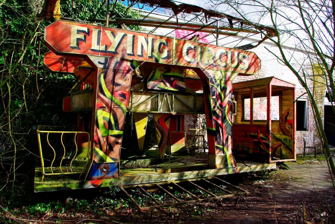 Espeluznantes fotos de parques de diversiones abandonados