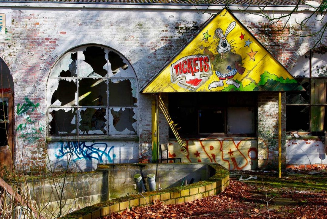 Espeluznantes fotos de parques de diversiones abandonados