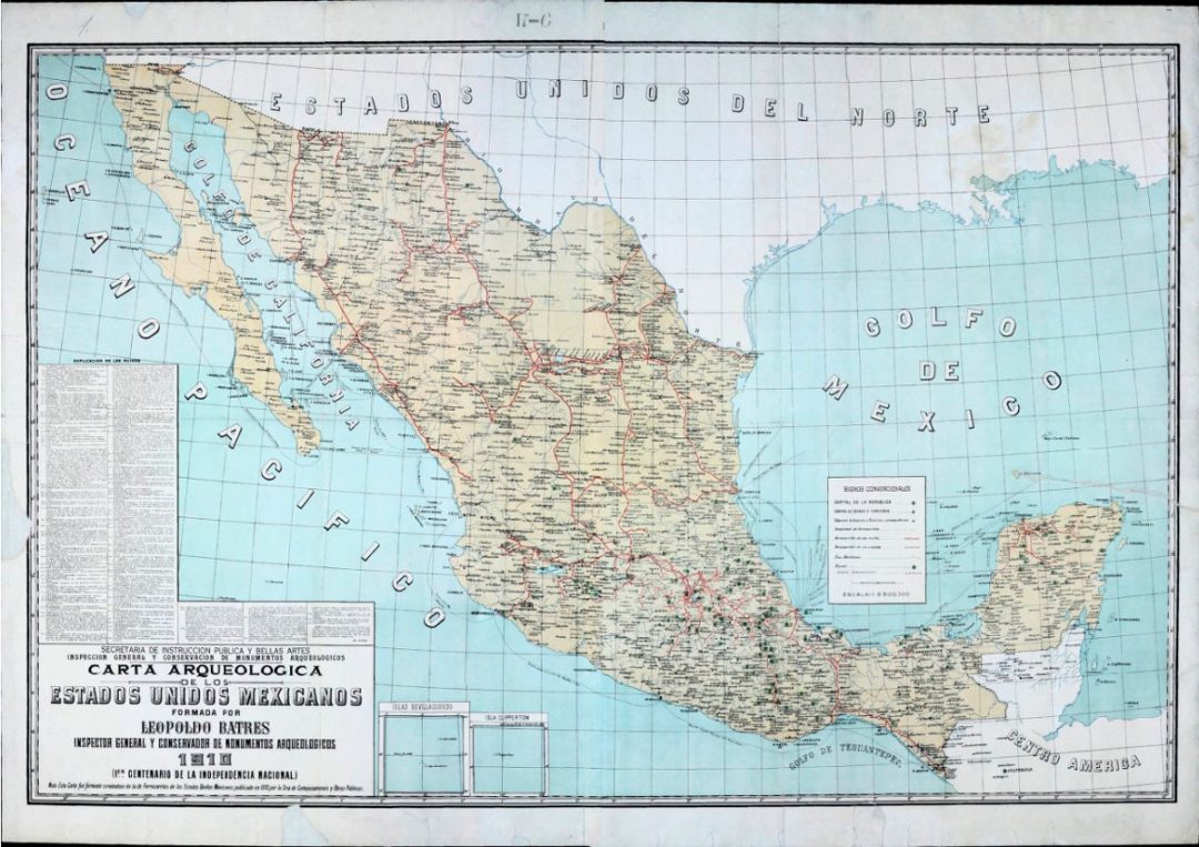 Mapas históricos de México: un viaje cartográfico al pasado