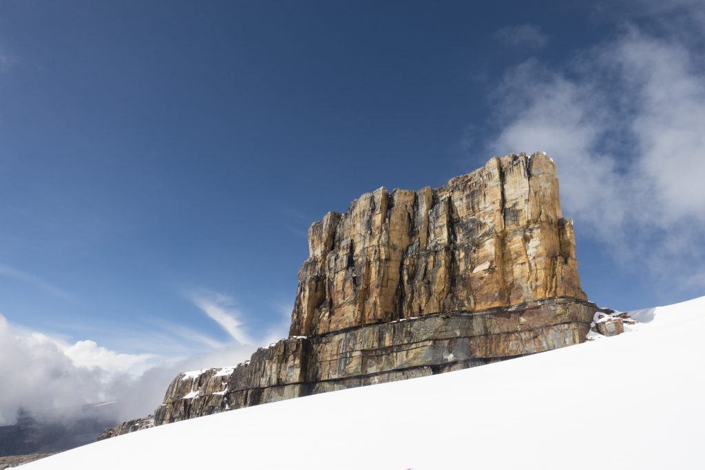 Pulpito del Diablo at Sierra Nevada del Cocuy, Boyaca, Colombia ...