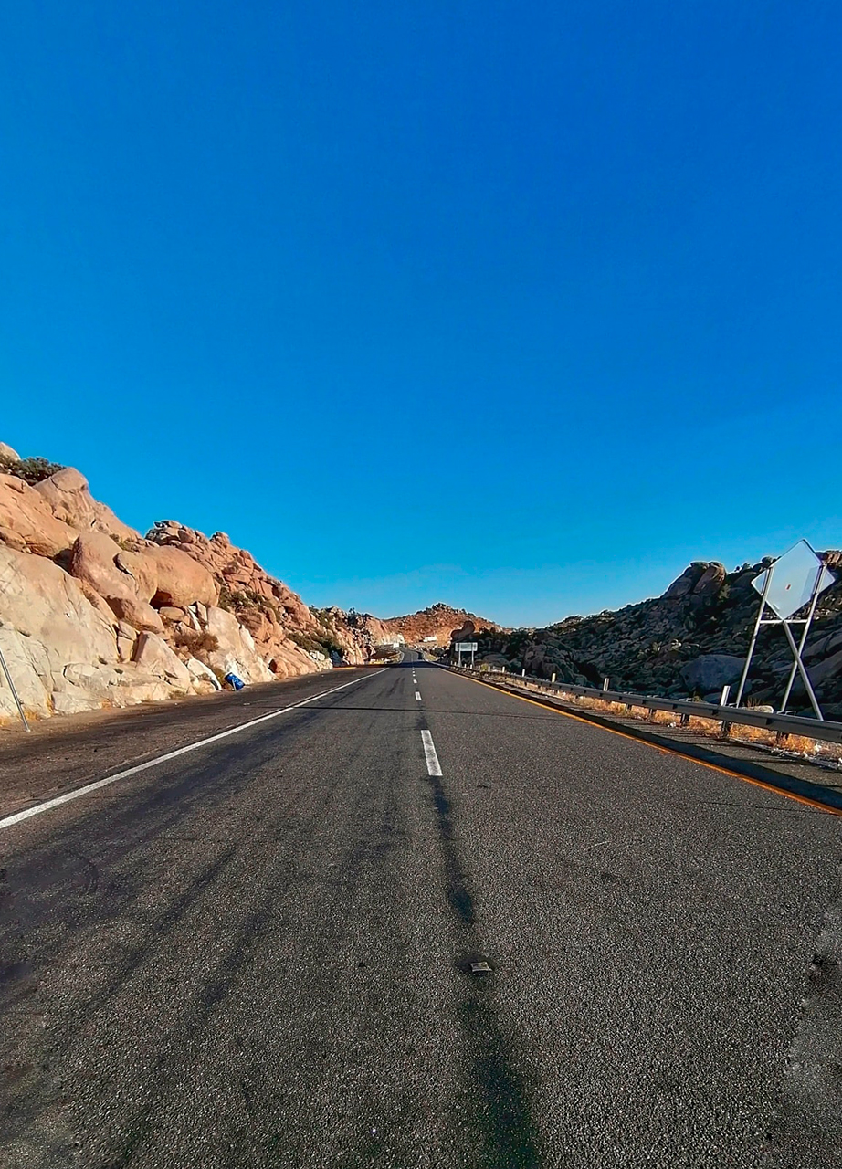 La Rumorosa, una de las carreteras más peligrosas de México