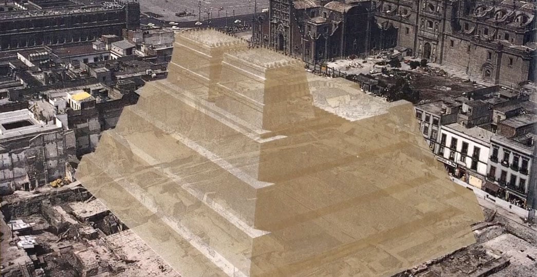 piramide azteca maqueta